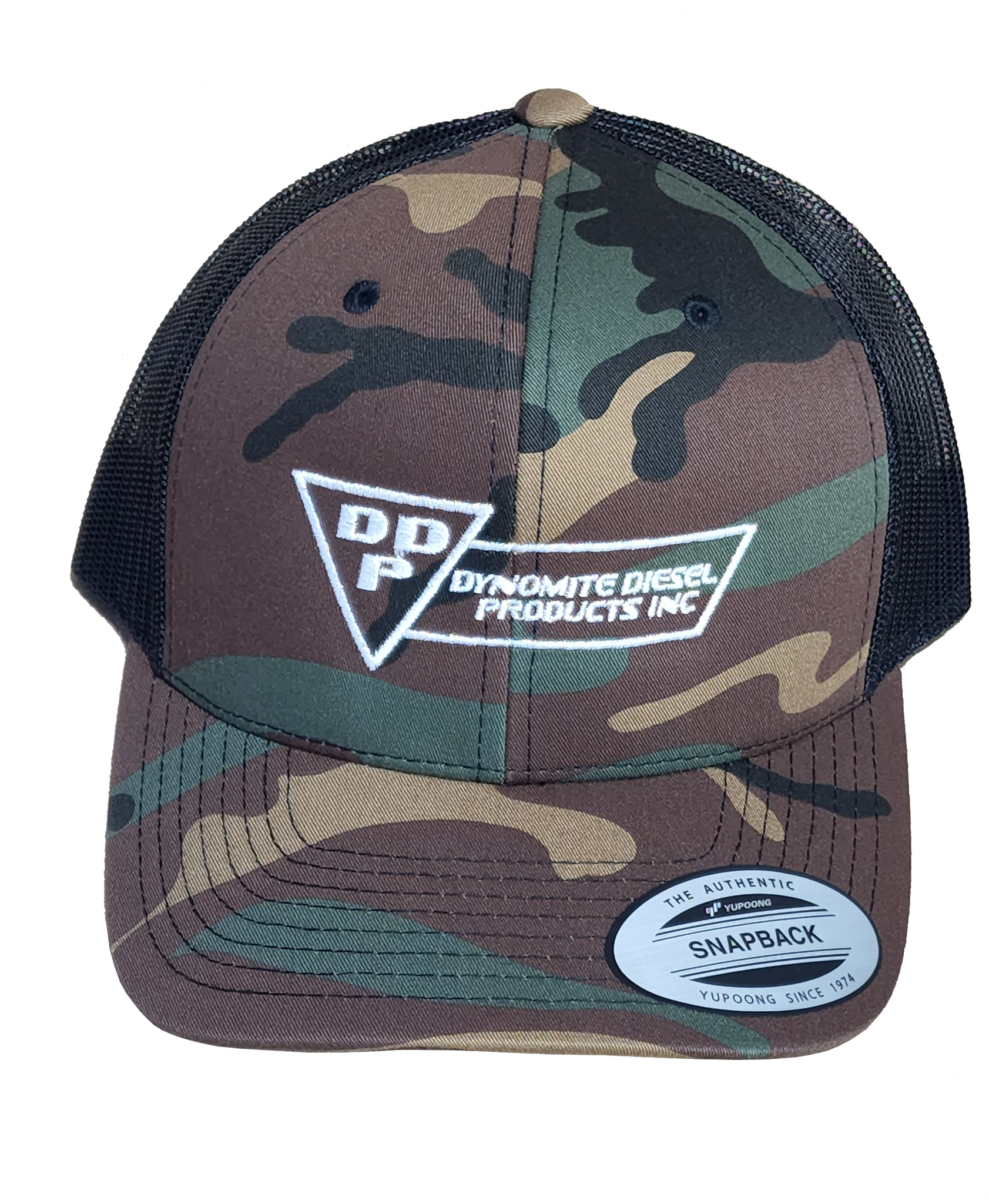 Camo Flag Logo Snapback Hat – Dynomite Diesel Products Inc.