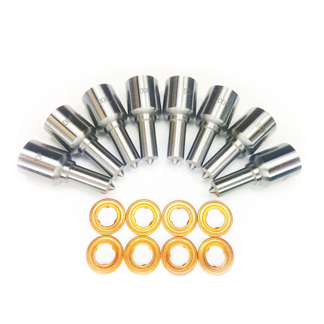 Ford Powerstroke 6.0L Injector Nozzle Set 90hp 30 percent Over Dynomit ...